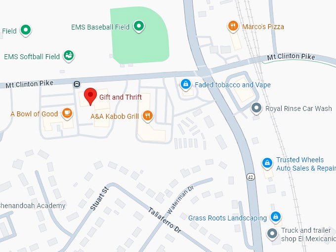 16. gift and thrift map