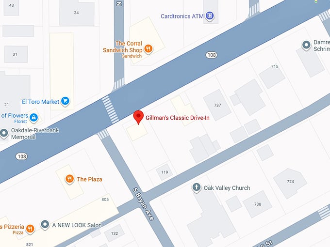 16. gillman's classic drive in map