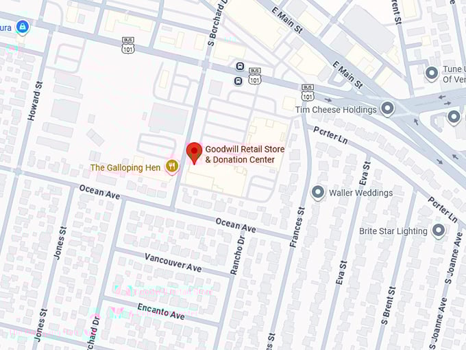 16. goodwill retail store & donation center map