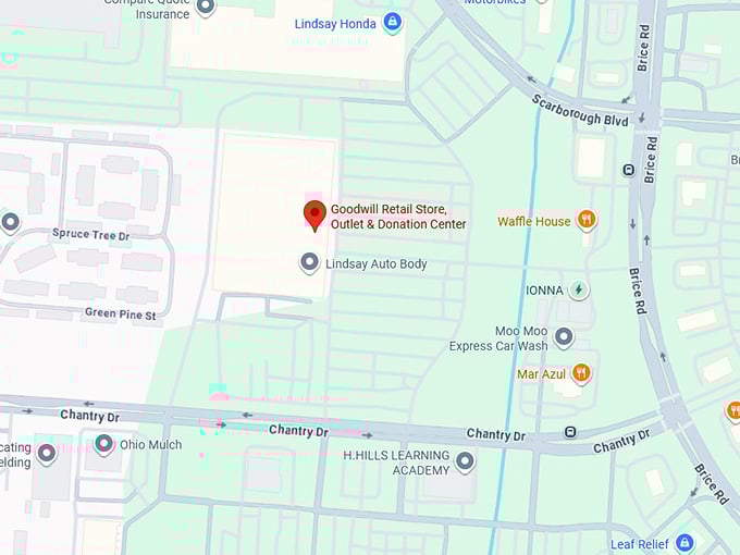 16. goodwill retail store, outlet & donation center (2675 brice rd)
