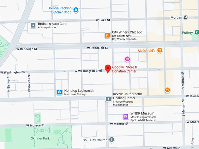 16. goodwill store & donation center map