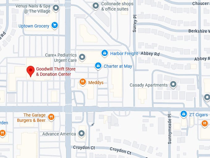 16. goodwill thrift store & donation center map