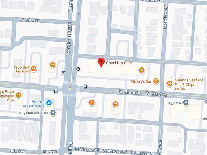 16. grand day cafe map
