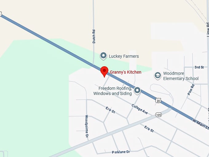 16. granny's kitchen map