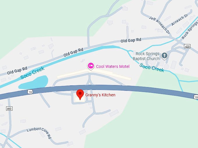 16. granny's kitchen map