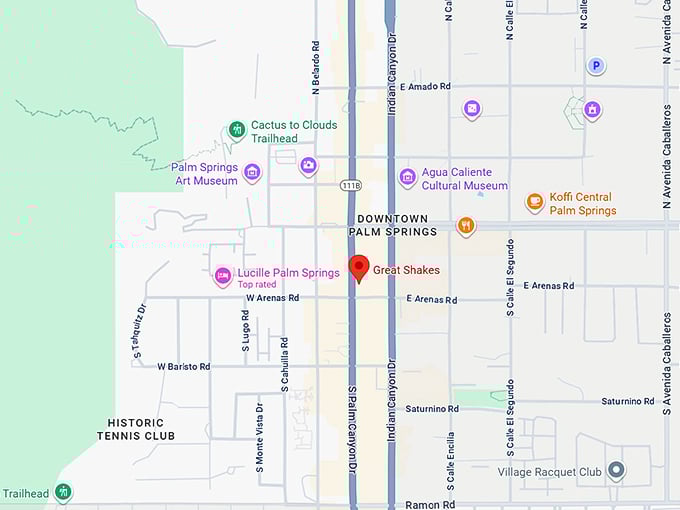 great shakes map