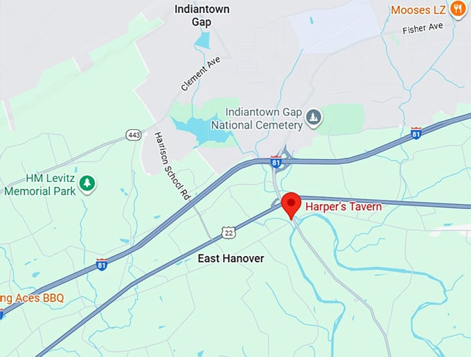 harper’s tavern map