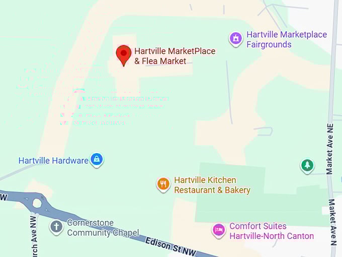 16. hartville marketplace & flea market map