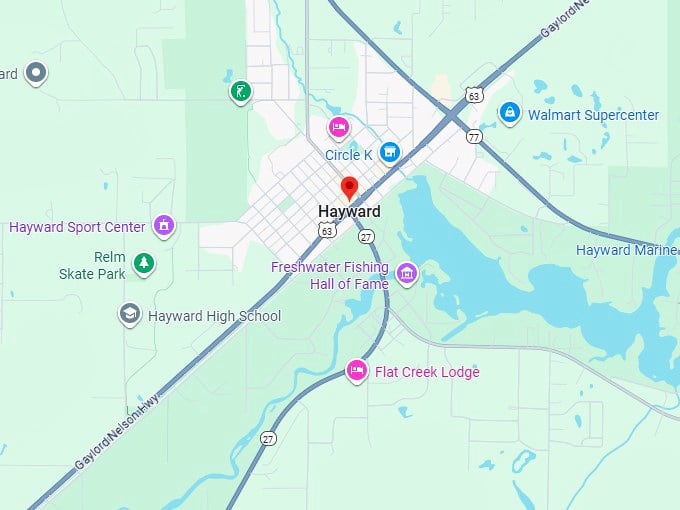 16. hayward map