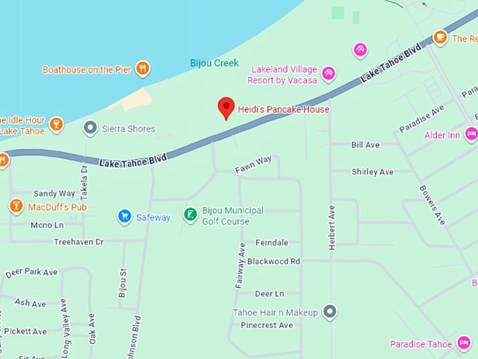 16. heidi's pancake house map
