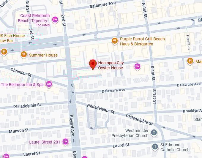 16. henlopen city oyster house map