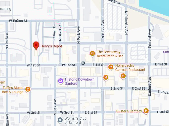 16. henry’s depot map