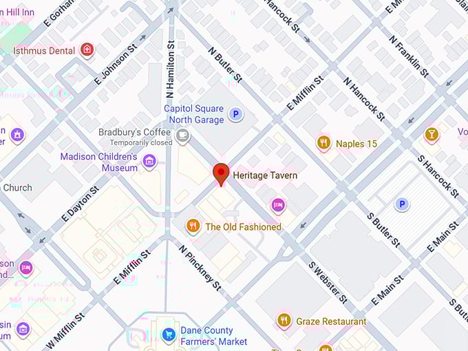 16. heritage tavern map