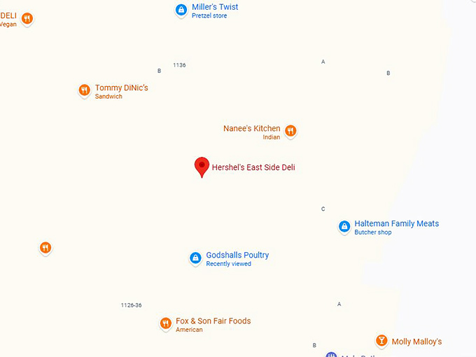 16. hershel's east side deli map