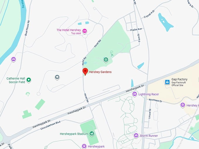 16. hershey gardens map