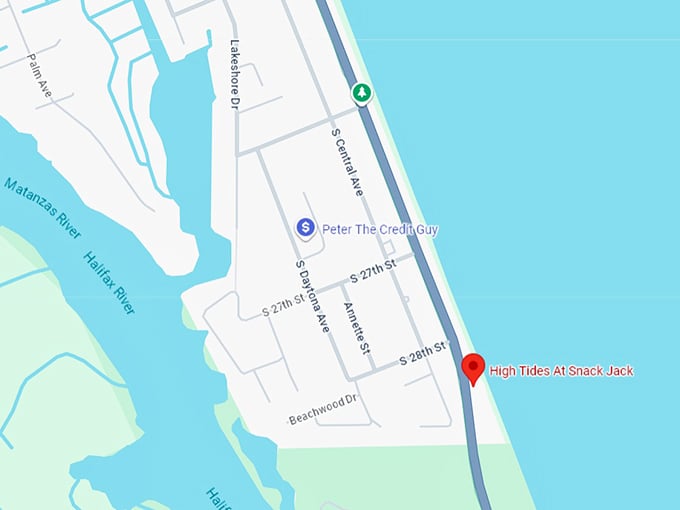 16. high tides at snack jack map