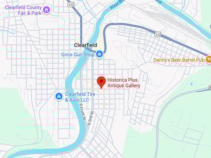 16. historica plus antique gallery map
