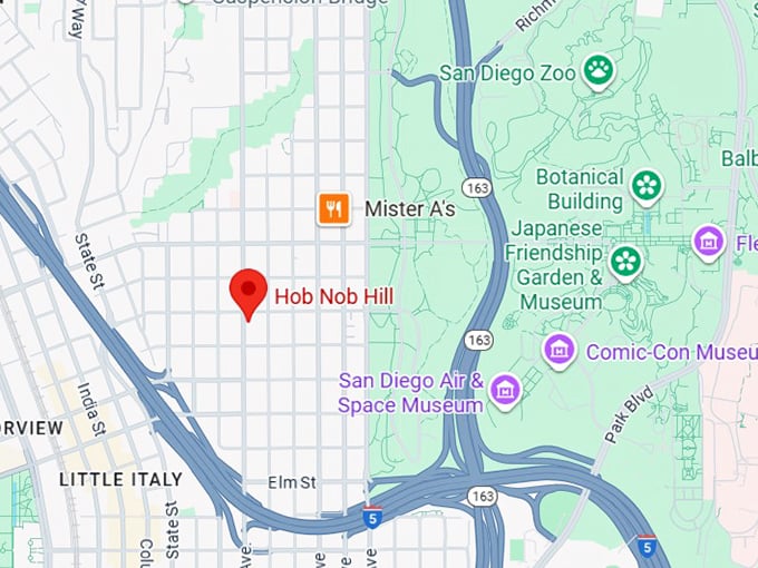 16. hob nob hill map