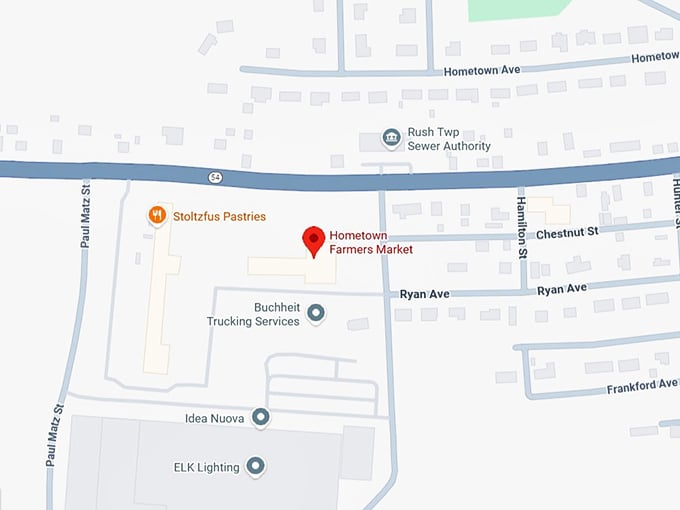 16. hometown farmers market map