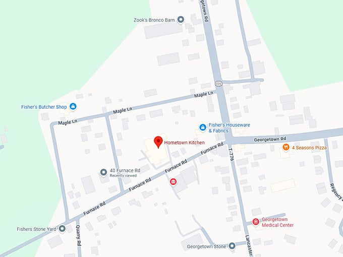 16. hometown kitchen map