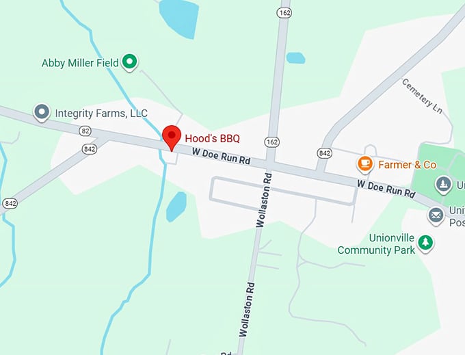 16. hood's bbq map