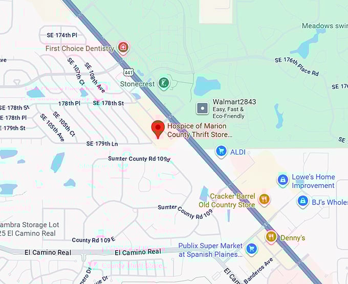16. hospice of marion county thrift store terrace shoppes map