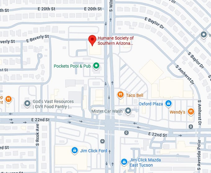 16. humane society of southern arizona thrift store map