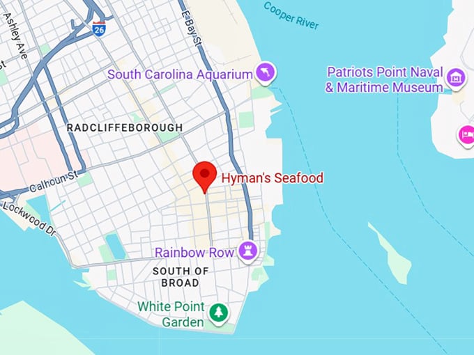 hyman's seafood map