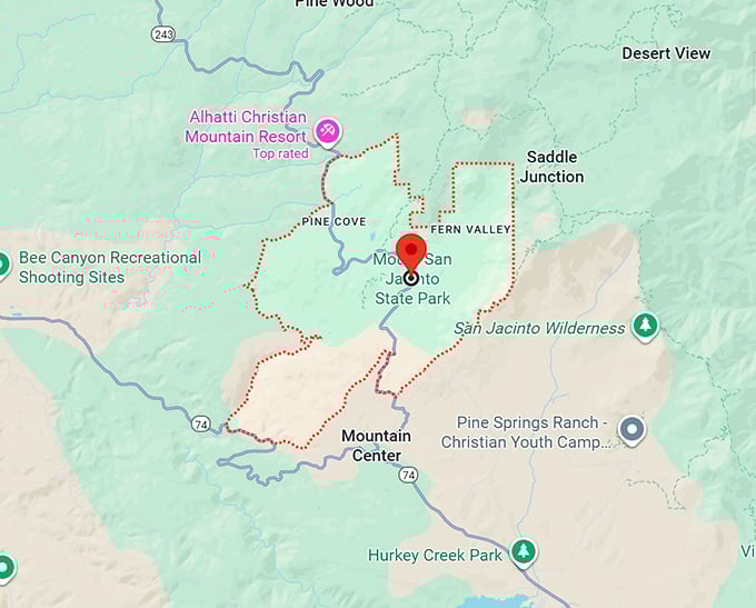 16. idyllwild map