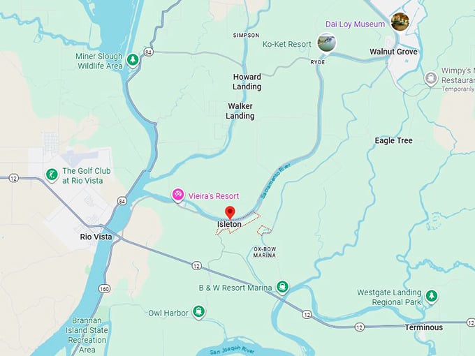16. isleton ca map