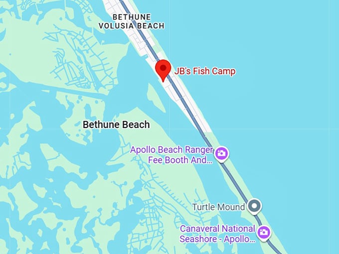 16. jb’s fish camp map