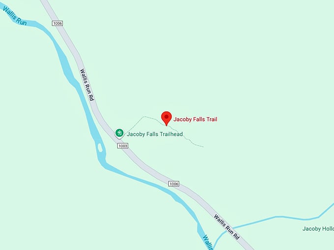 16. jacoby falls trail map