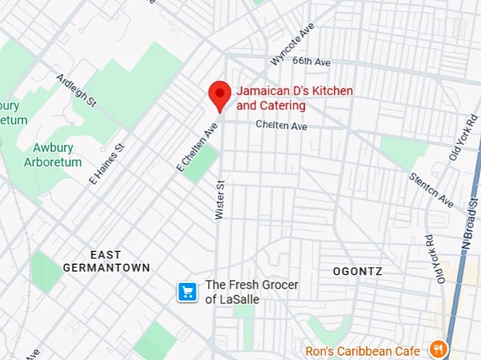 16. jamaican d's kitchen and catering map