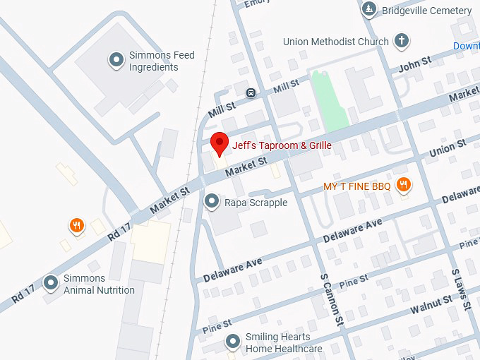 16. jeff’s taproom & grille map
