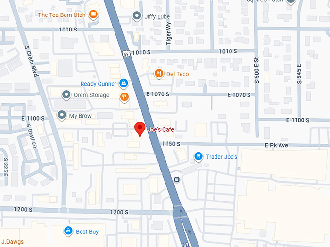 16. joe's cafe map