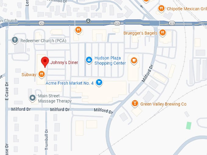 16. johnny’s diner map