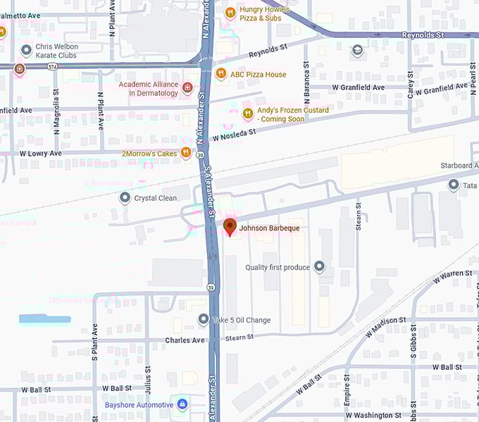 16. johnson barbeque map