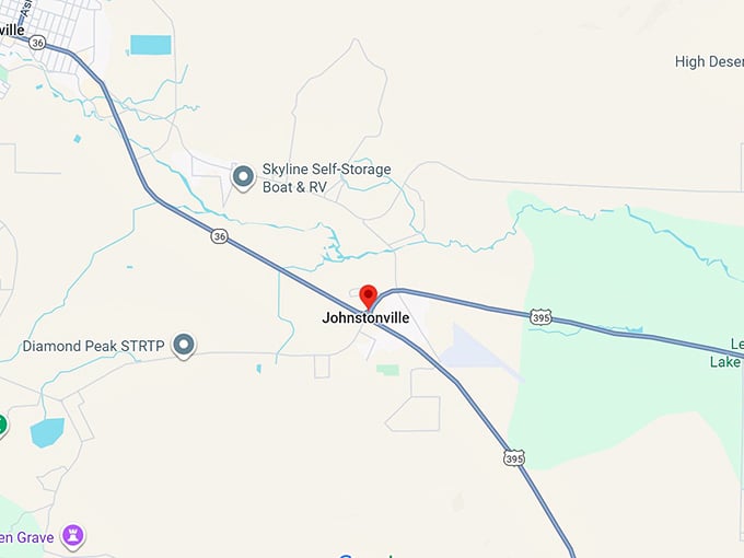 16. johnstonville ca map