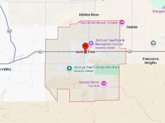 16. joshua tree map