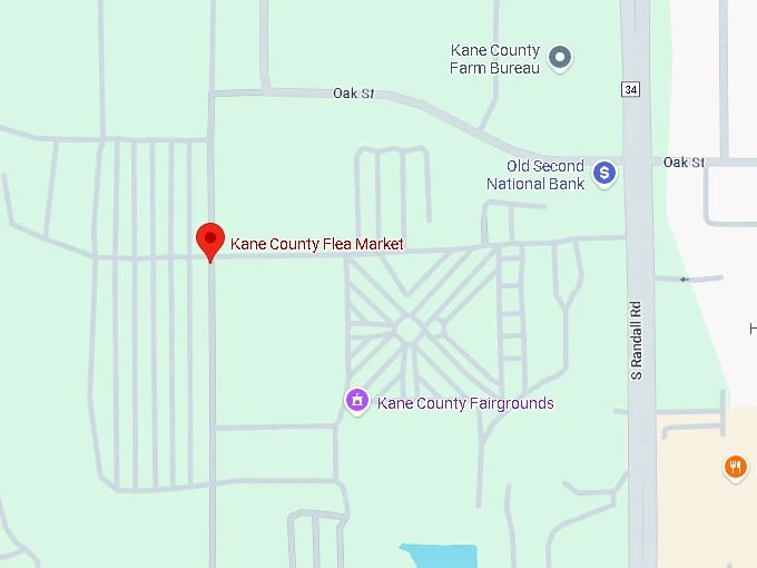 16. kane county flea market map