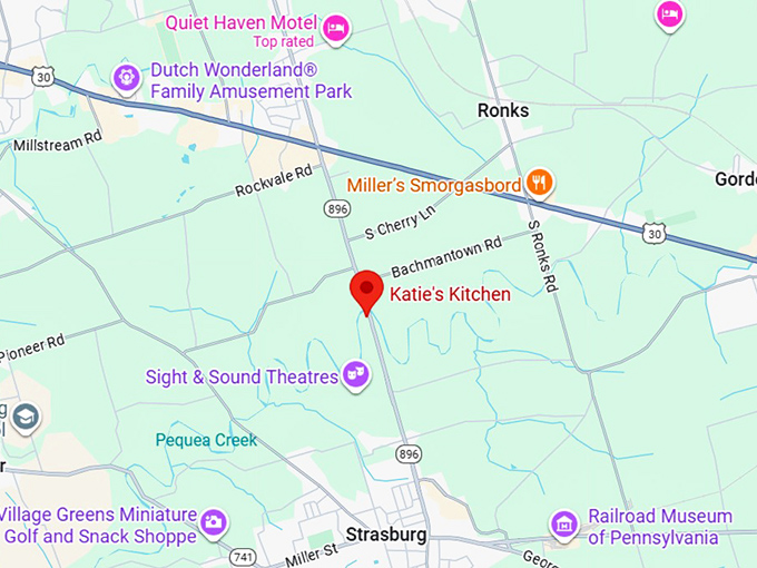 16. katie’s kitchen map