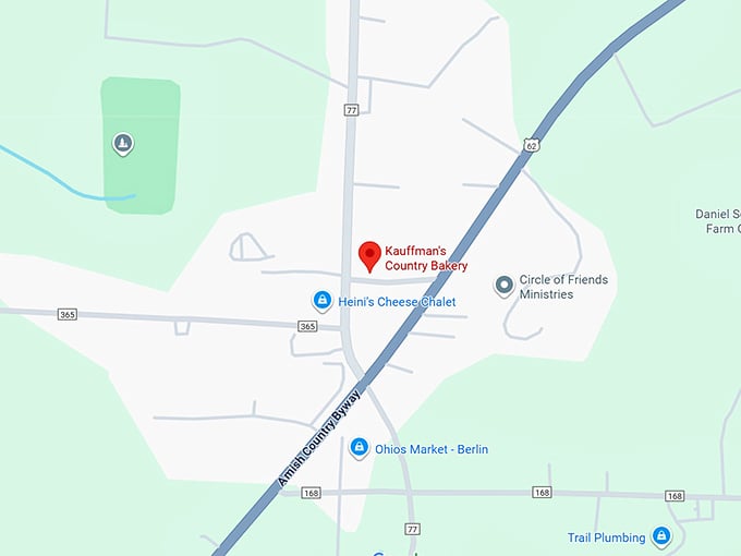 16. kauffman's country bakery map