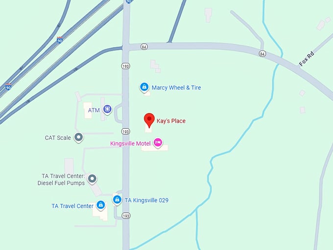 16. kay’s place map