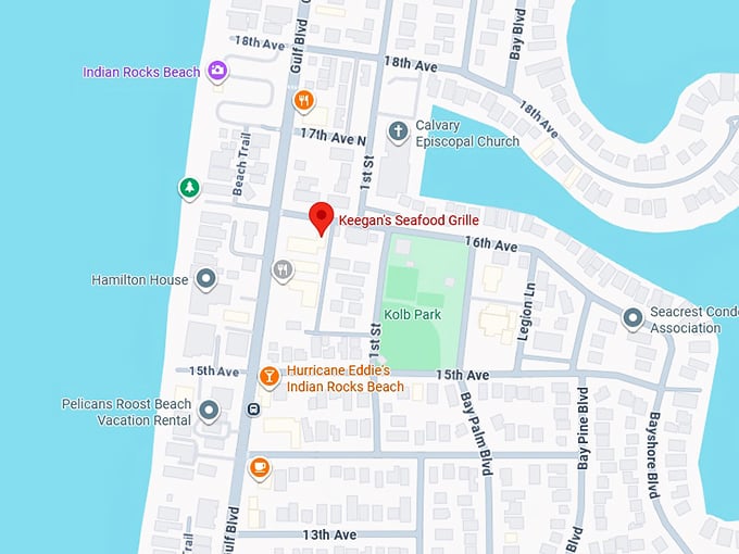 16. keegan's seafood grille map