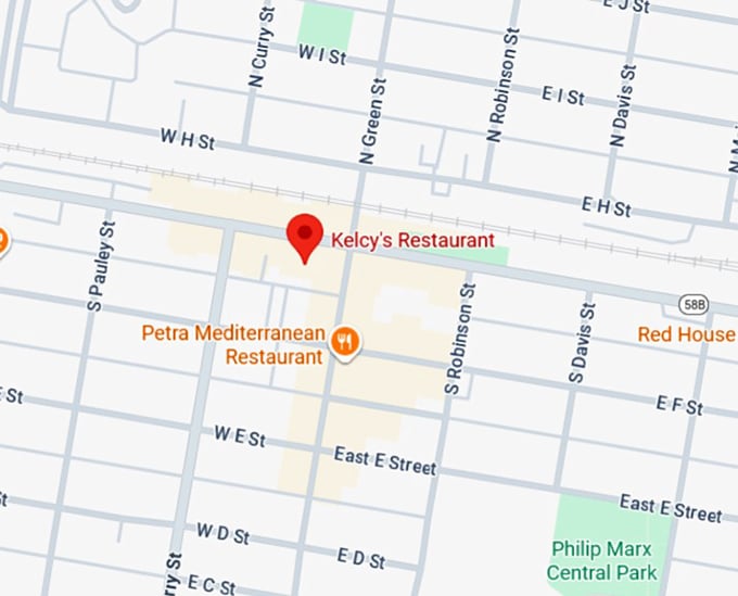 16. kelcy’s restaurant map