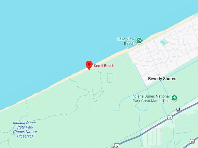 16. kemil beach map
