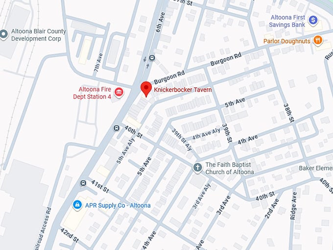 16. knickerbocker tavern map