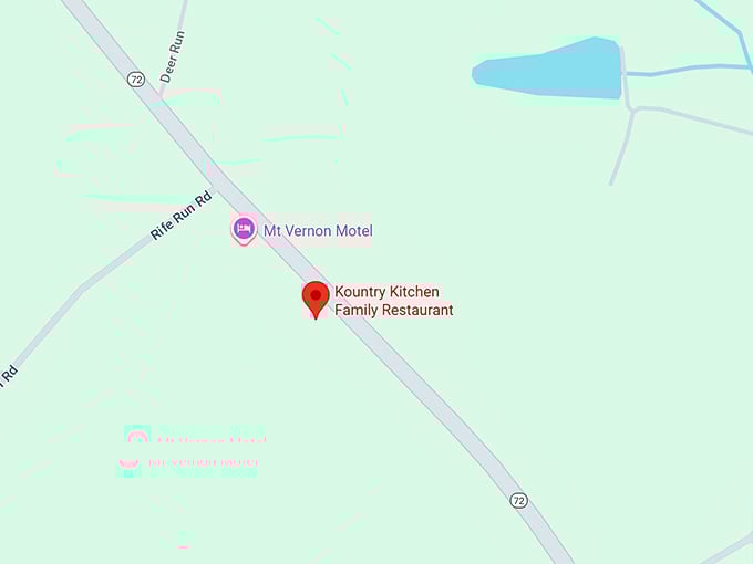 16. kountry kitchen family restaurant map