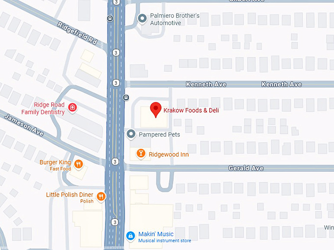 16. krakow foods & deli map