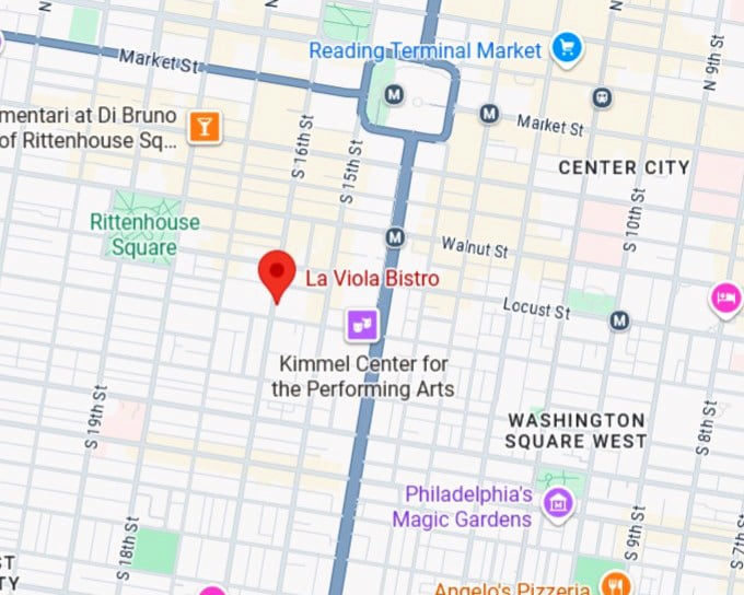 16. la viola map